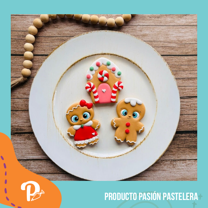 Set muñecos de Jengibre 2024 - Pasión Pastelera