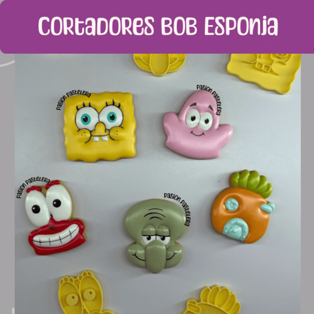 Set mini Bob Esponja - Pasión Pastelera